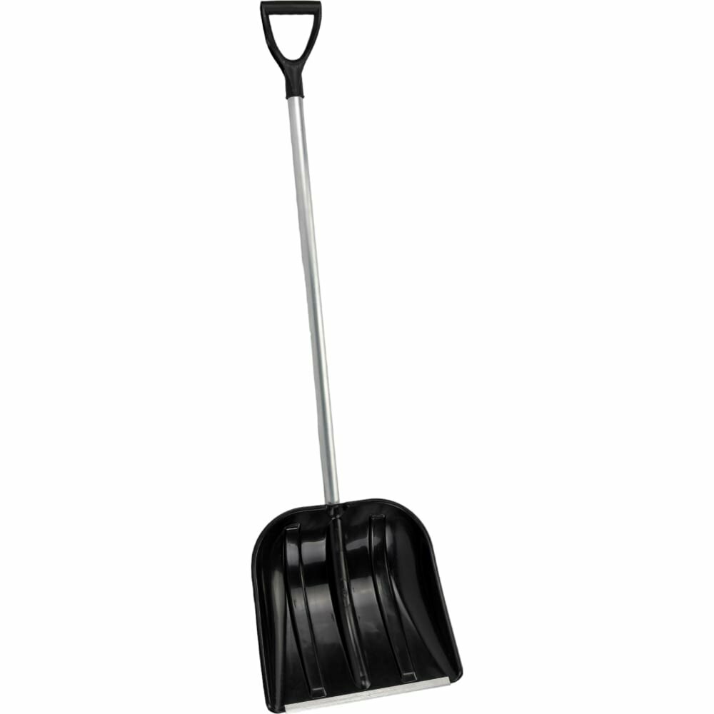 Пластмассовая лопата с алюминиевой планкой, алюминиевым черенком и V-образной ручкой Gigant IAG-002