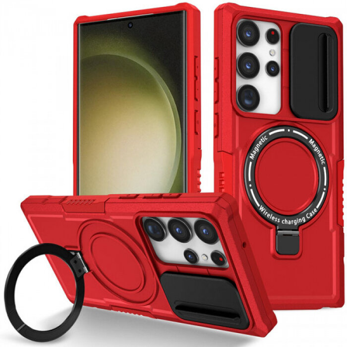 CamShield MagSafe Противоударный чехол для Samsung Galaxy S22 Ultra со шторкой для камеры