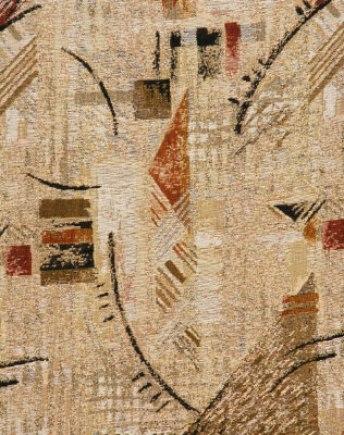 Ткань для мебели, ткань для штор интерьерная "Треугольник". Длина отреза 2,5 метра. Гобелен