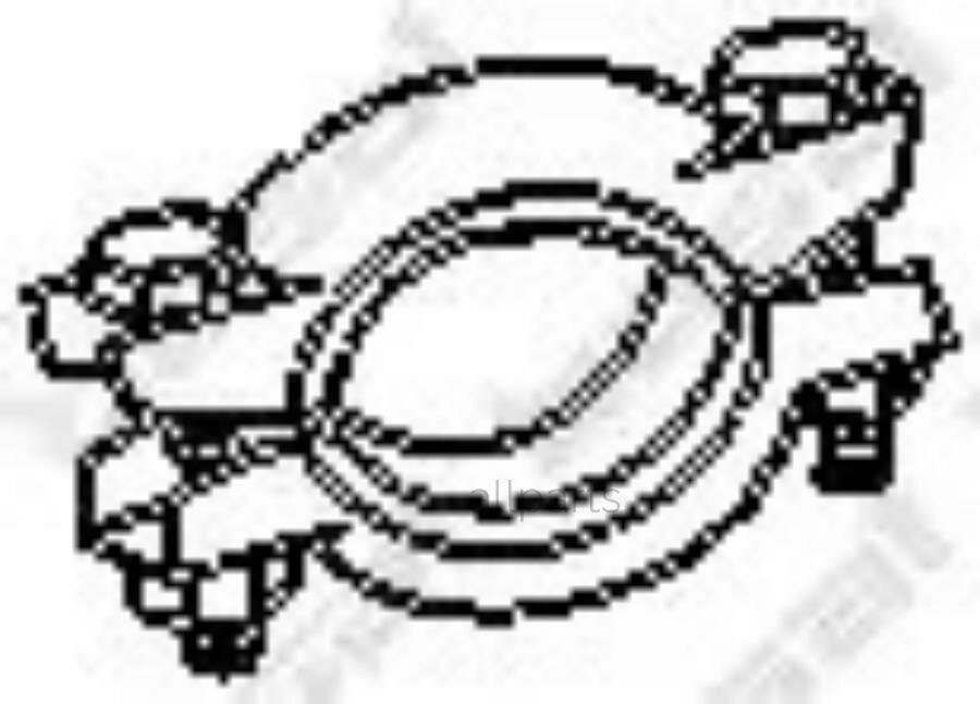 BOSAL 254-787 Кронштейн (FIAT FIORINO 95- )