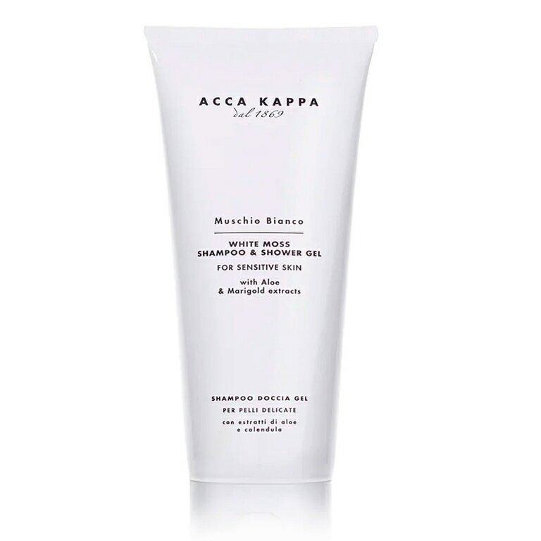 ACCA KAPPA Muschio Bianco White Moss Shampoo & Shower Gel Шампунь-гель для душа Muschio Bianco 200 мл