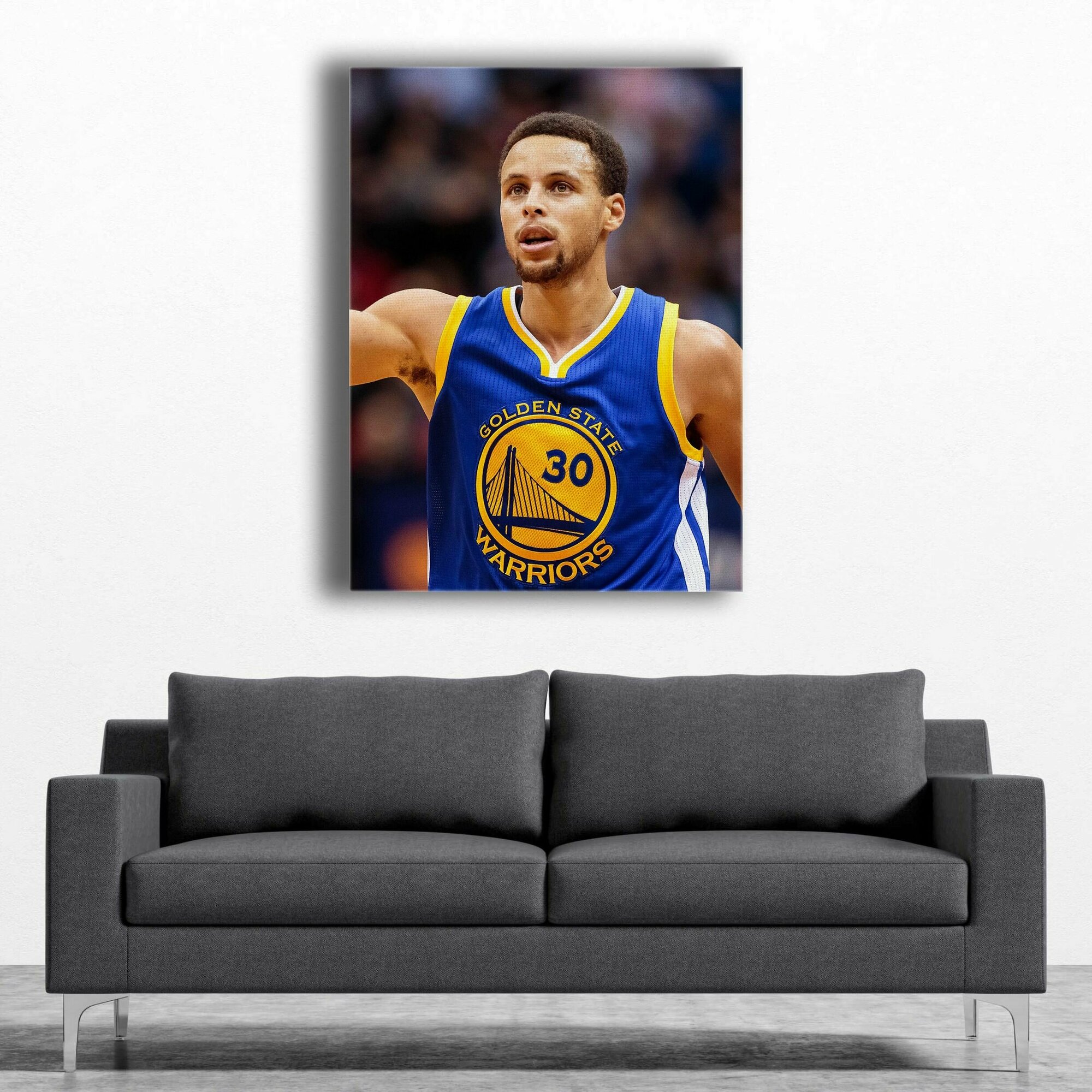 Интерьерная картина на холсте / NBA / Стефен Карри 40*60