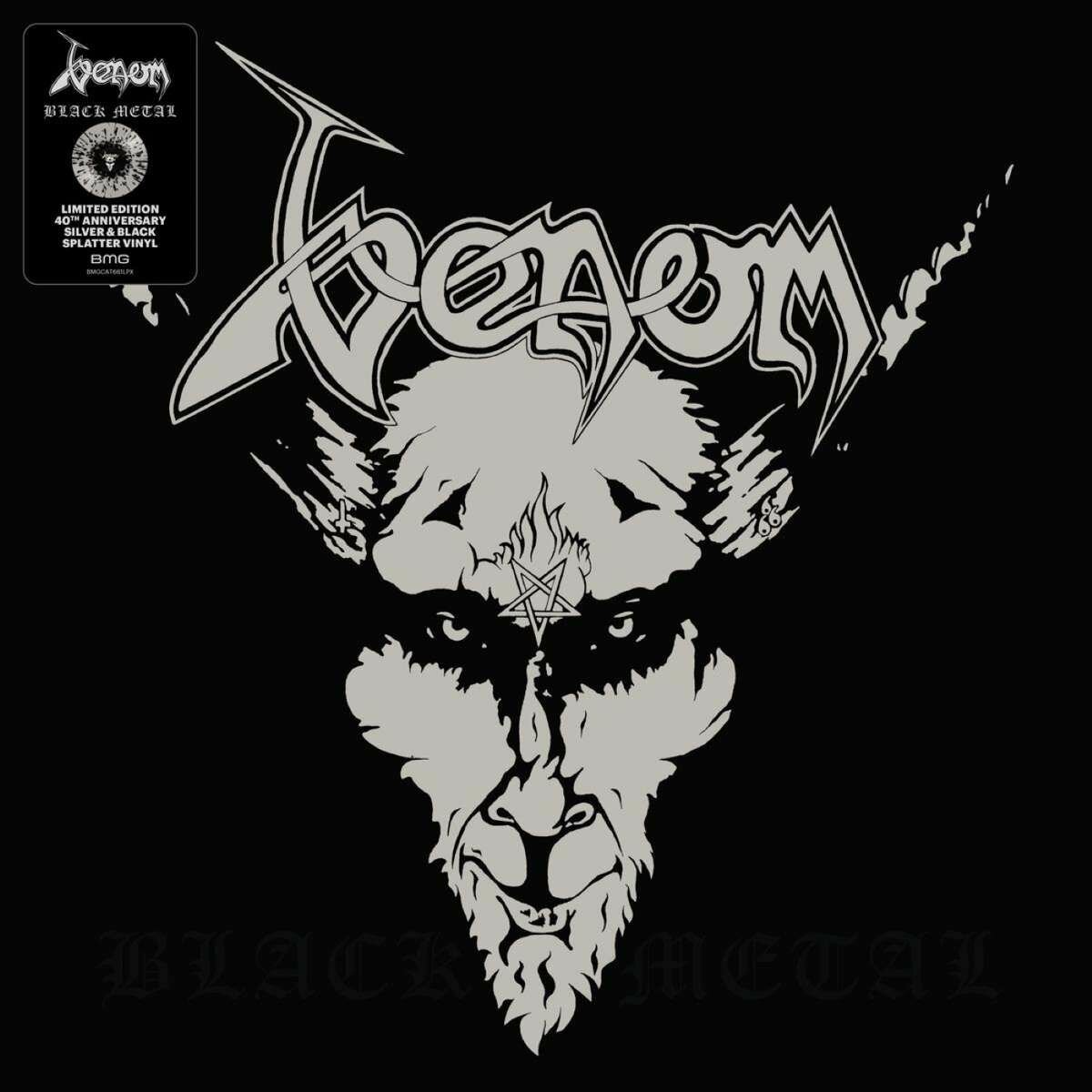 Виниловая пластинка Venom - Black Metal (40th Anniversary Edition) (Silver & Black Splatter Vinyl) (1 LP)