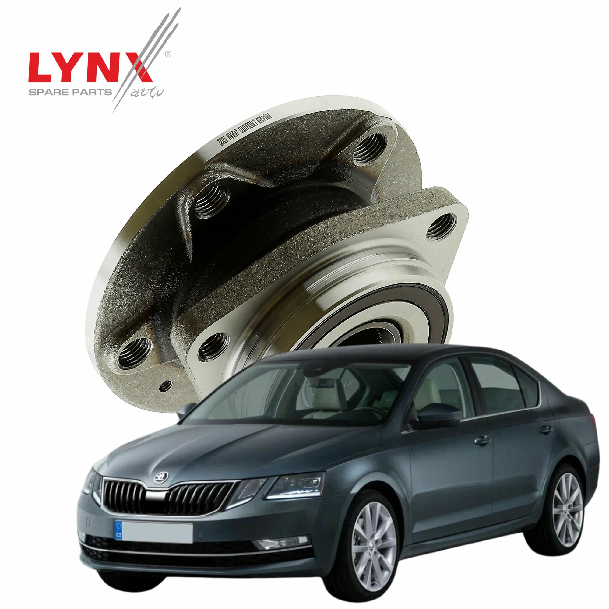 Ступица передняя левая правая Skoda Octavia (3) A7 2012 - 2020 посадочный диаметр 85мм 1шт LYNXauto