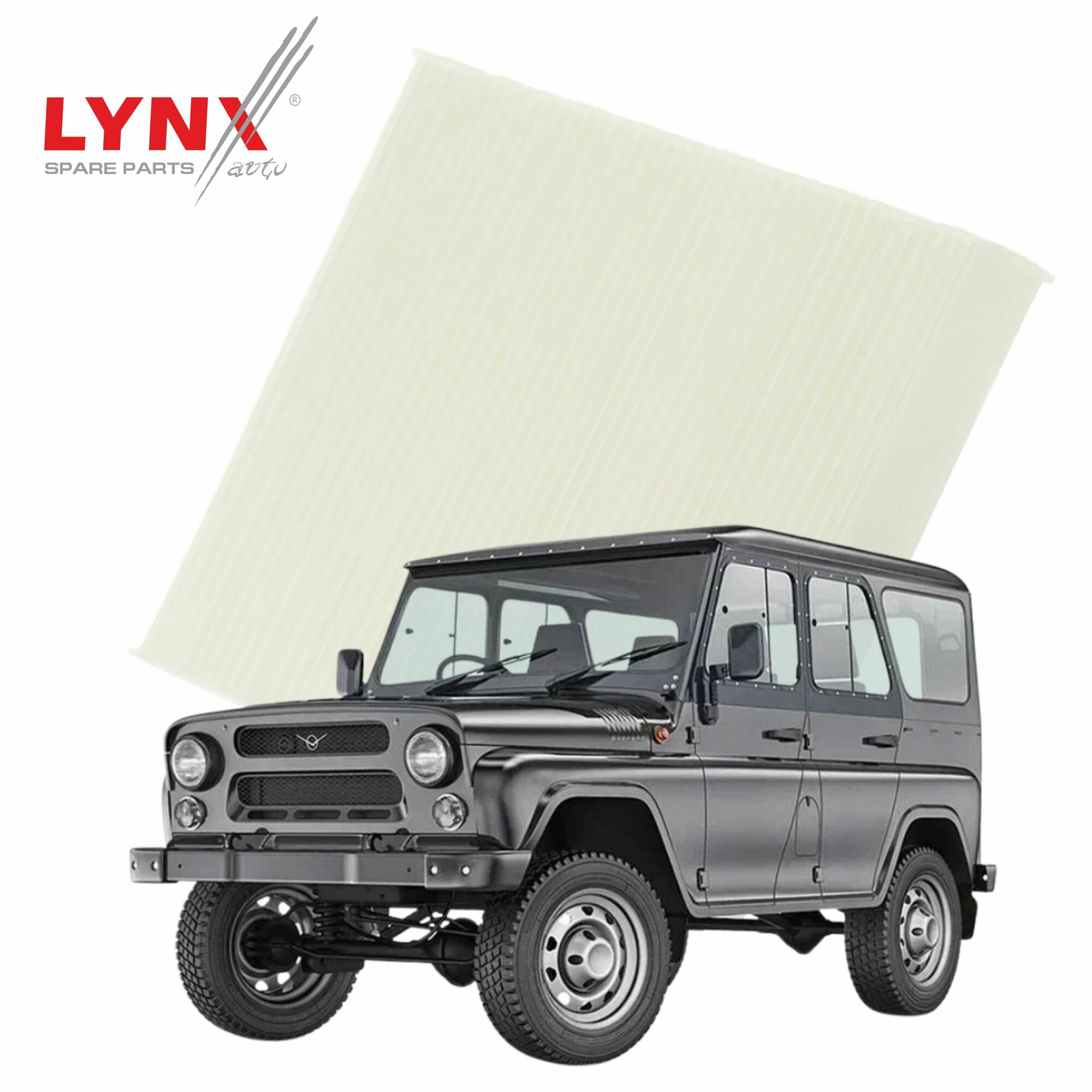 Фильтр салонный УАЗ Hunter (1) 2003 - 2022 / 1шт LYNXauto