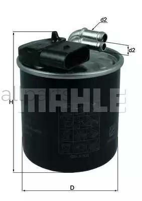 MAHLE KL914 Фильтр топливный MERCEDES-BENZ: SPRINTER 3-t/3,5-t/4,6-t/5-t (906) 210CDi-519CDi 06-, VIANO/VITO (W639) 110CDi-119CDi 10-, V-CLASS (W447) V200CDi-V250CDi 14-
