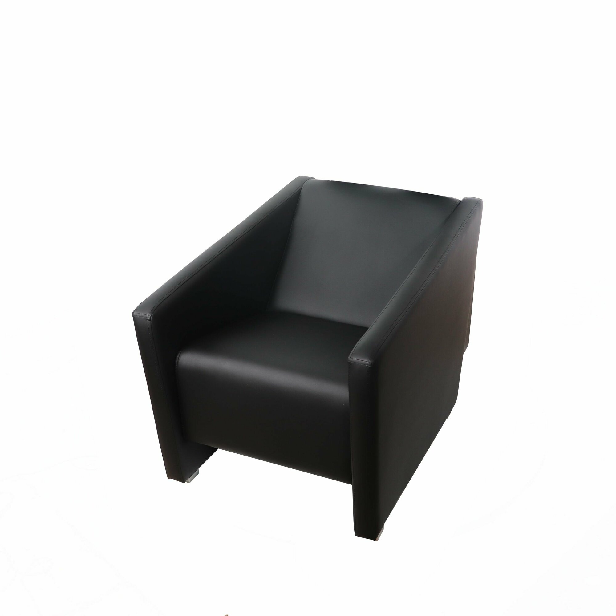 Парикмахерская мойка "Саида", цвет - черный, без раковины, искусственная кожа