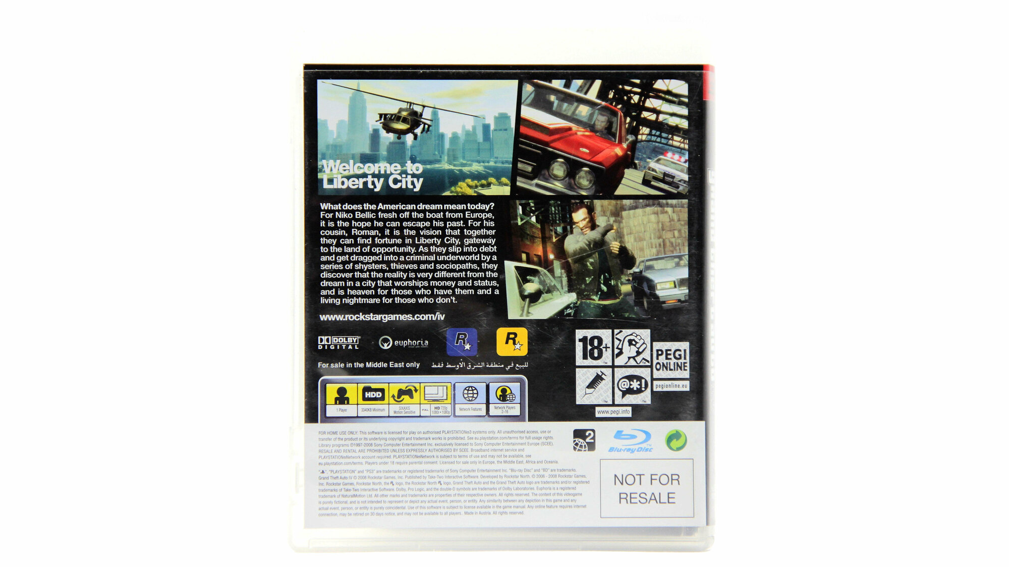 Grand Theft Auto 4 (IV) (PS3) — фото 1