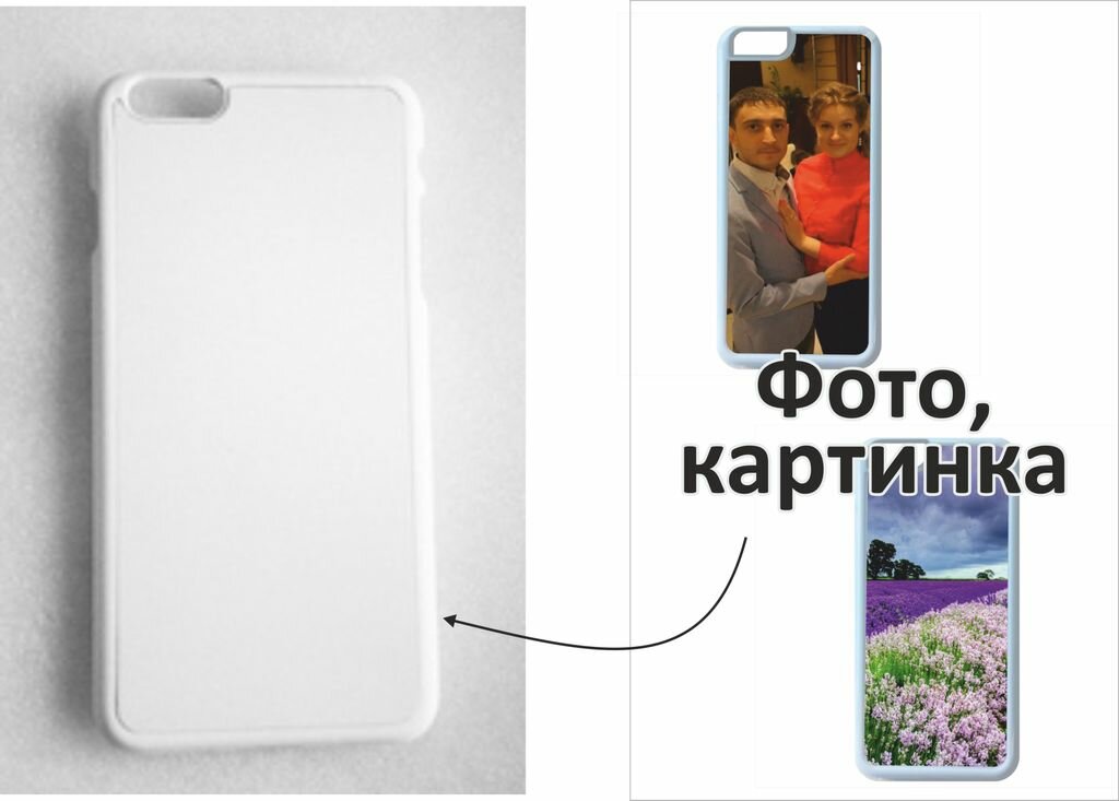 Чехол на телефон Iphone 6 (soft-touch) с вашим фото, картинкой