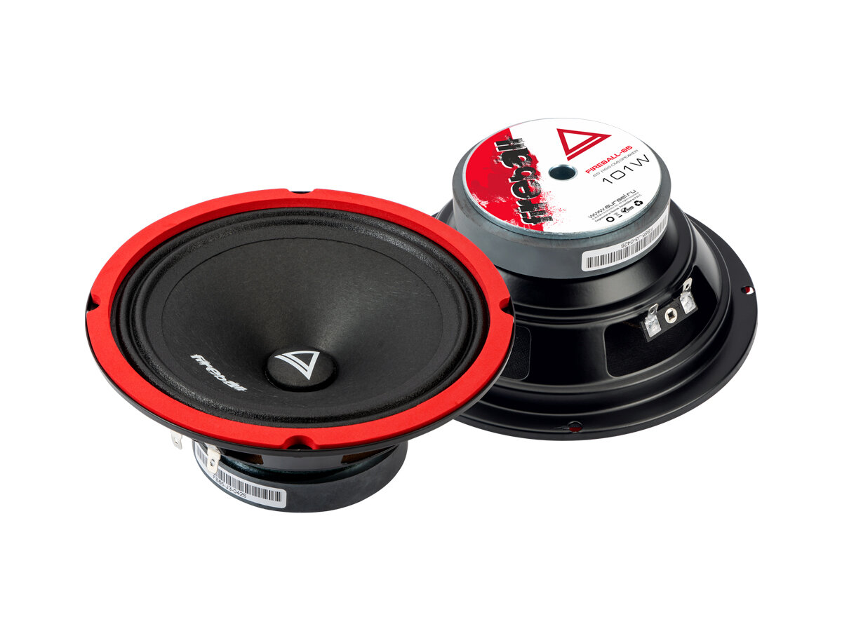Автомобильная Акустика AurA FIREBALL - 65, пара, 6.5 (16.5 cm), 61/101 ват