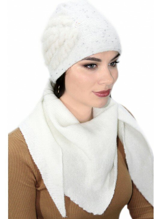 Комплект с головным убором Комплект "Адельмия" шапка+косынка для женщин