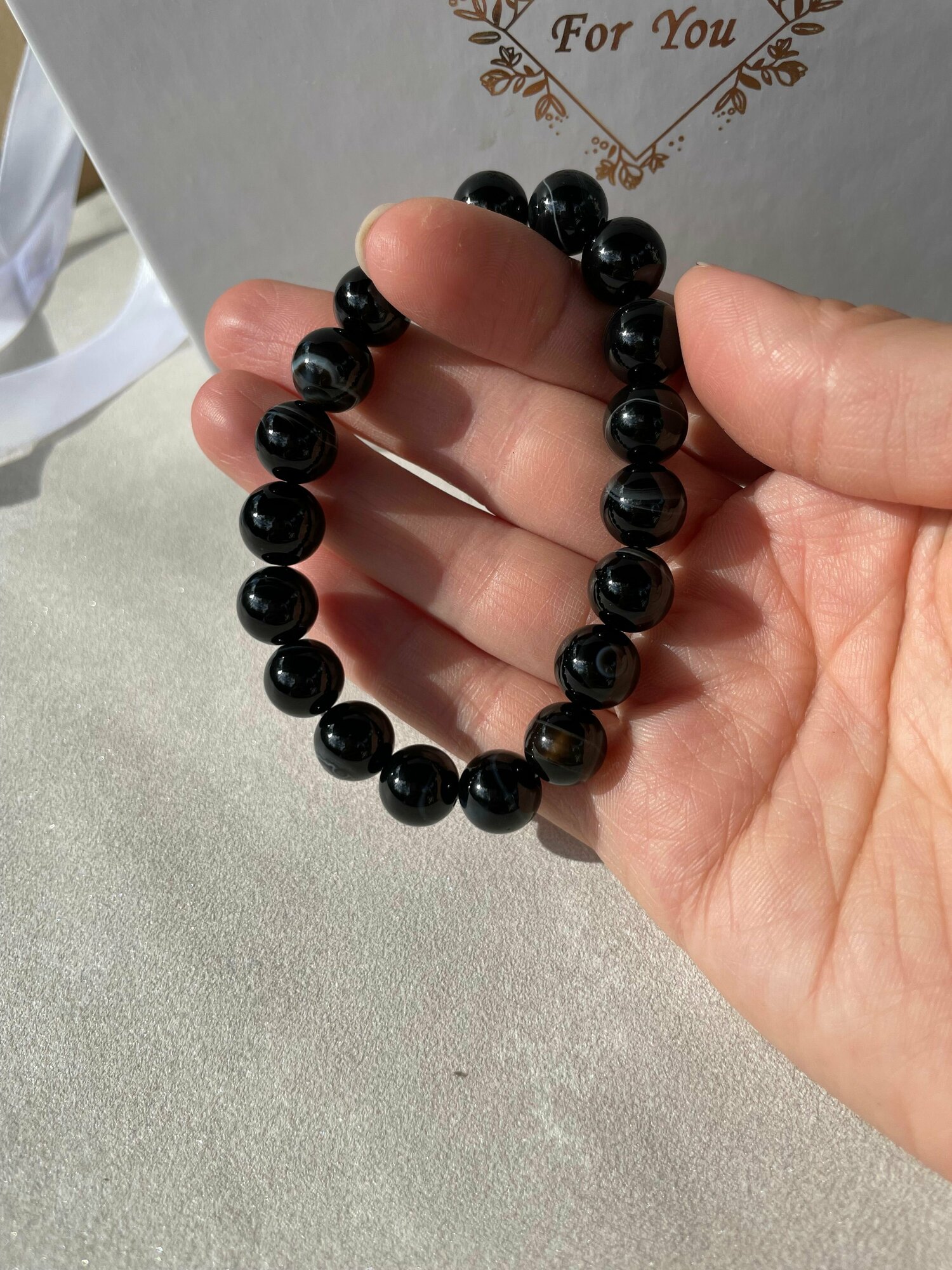 Браслет, агат