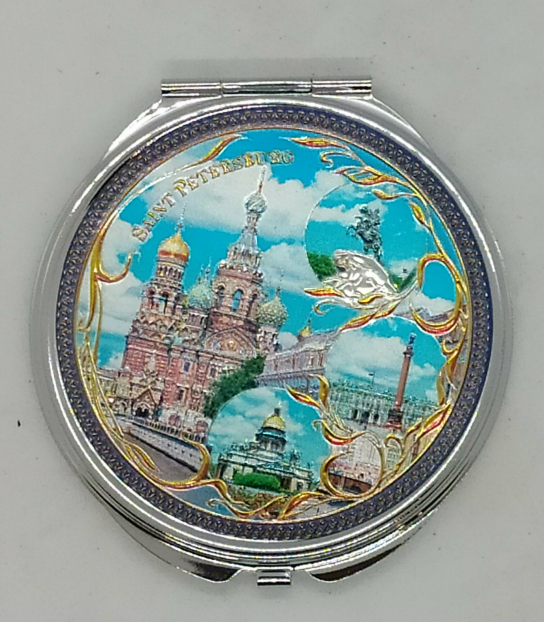 Зеркало Санкт-Петербург, коллаж, "Спас-на-Крови, круги"