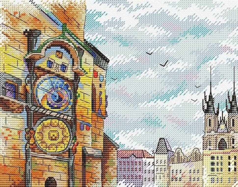 Набор для вышивания Жар-Птица #М-521 История Чехии, Счетный крест, 21 x 17 см