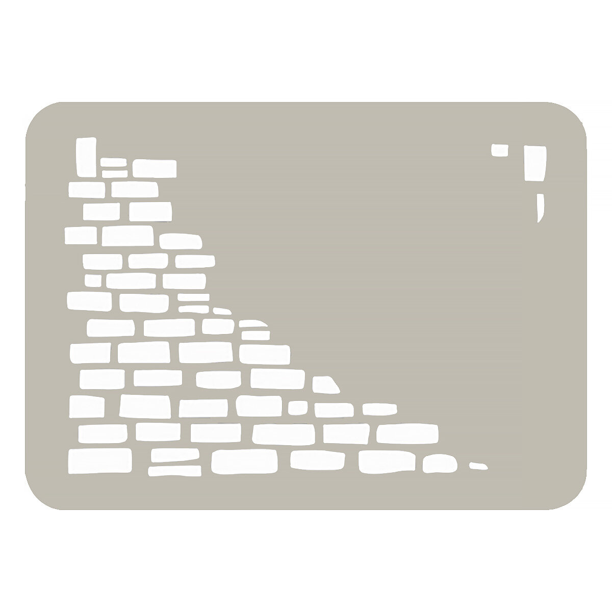 Трафарет-Дизайнтрафарет 16×22 см для кирпичной стены Шт5-31-YN71 декоративный рисунок стен