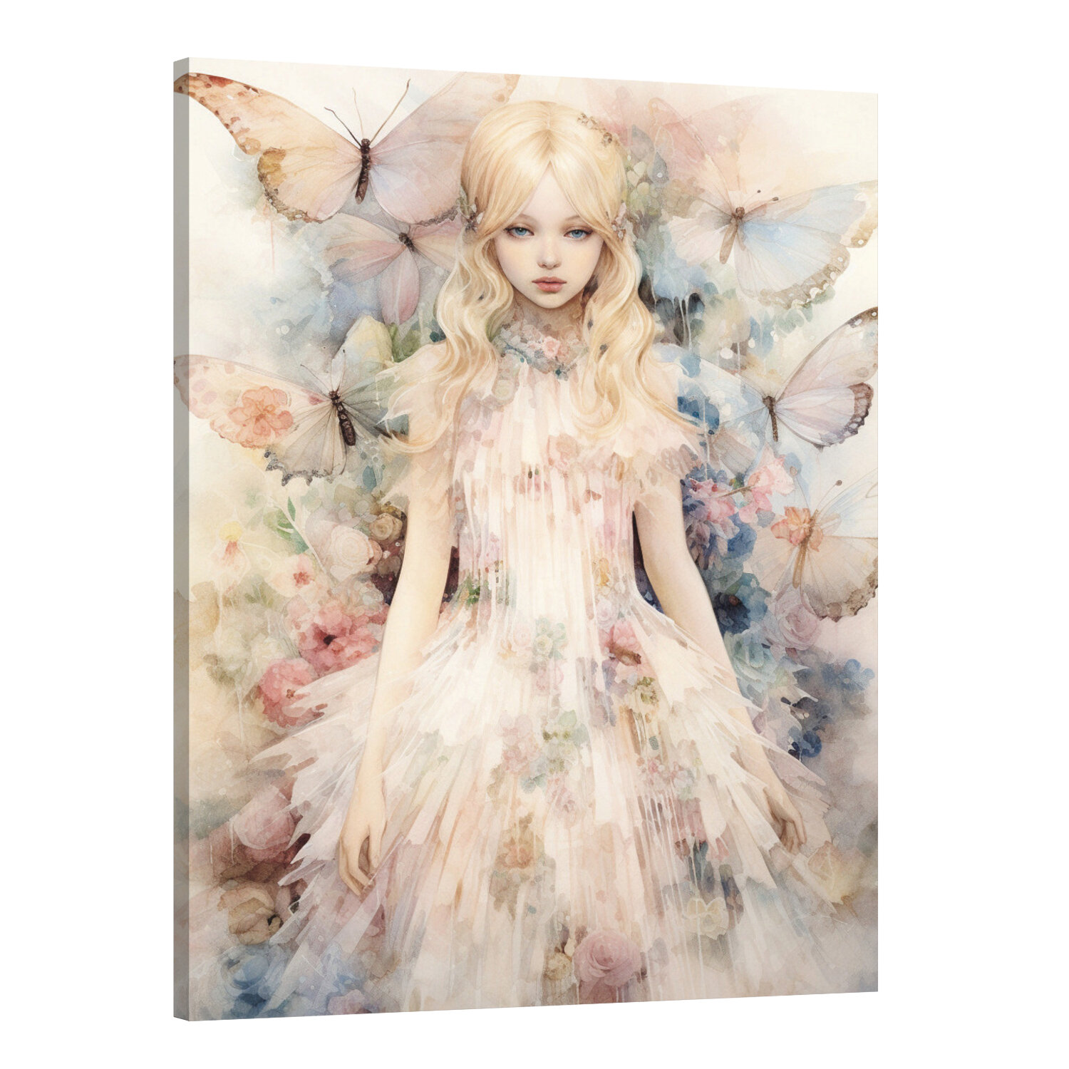 Интерьерная картина 50х70 "Кукла в викторианском стиле"