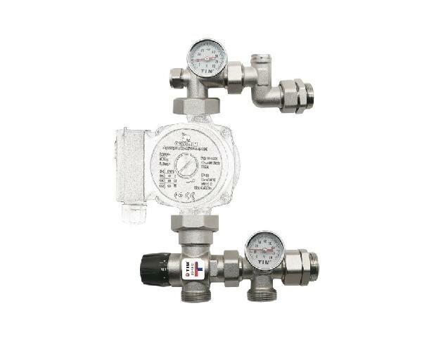 НСУ для теплого пола с эксцентриком 130-180 мм 1" (D присоед. насоса 1 1/2") TIM (8/1) JH-1035X