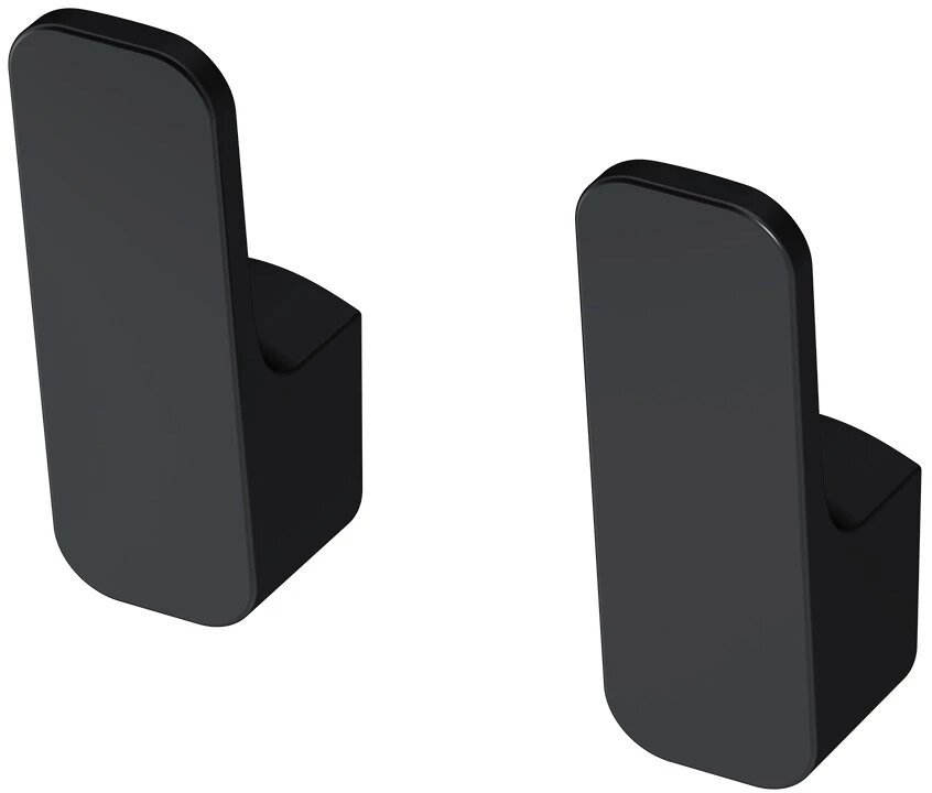 Комплект крючков Am.Pm Func A8F35622 для ванны, черный матовый