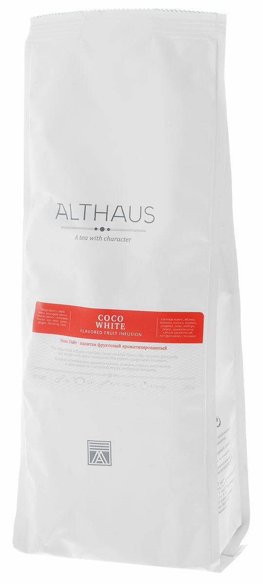 Althaus Coco White фруктовый листовой чай, 250 г