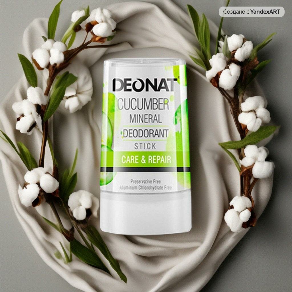 Дезодорант-Кристалл с экстрактом огурца, стик 40 гр