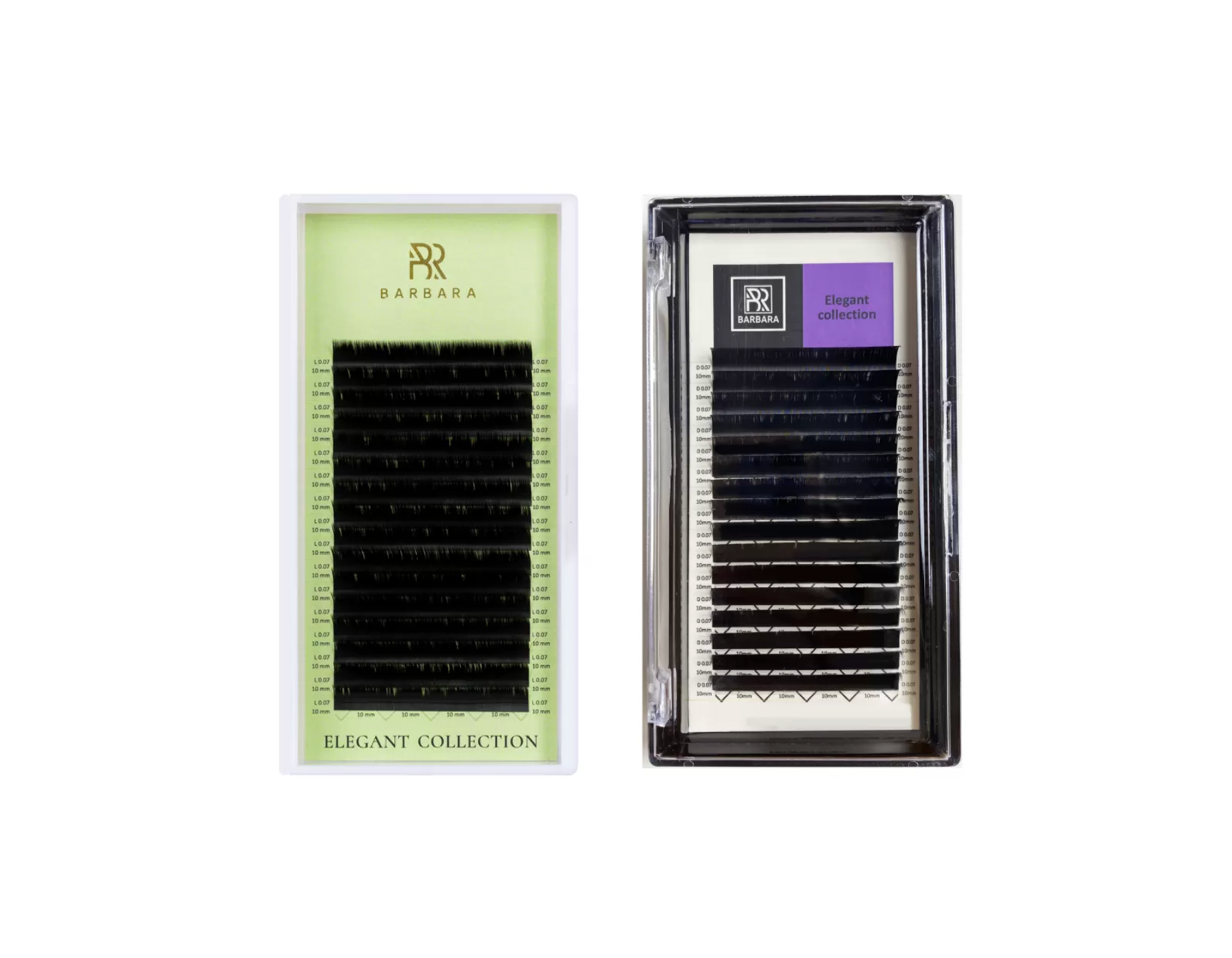 Ресницы черные Elegant mix C 0,10 7-15mm