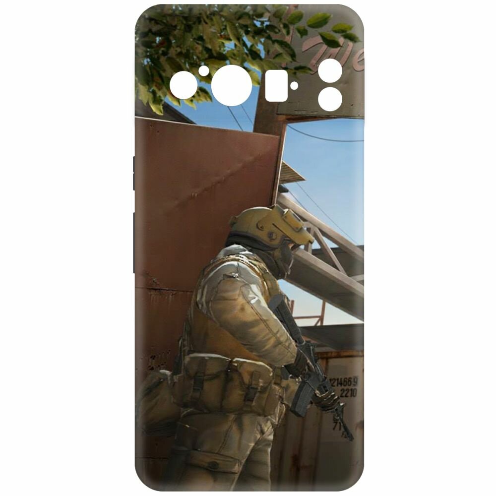 Чехол-накладка Krutoff Soft Case Cтандофф 2 (Standoff 2) - Rust для GOOGLE Pixel 8 Pro черный