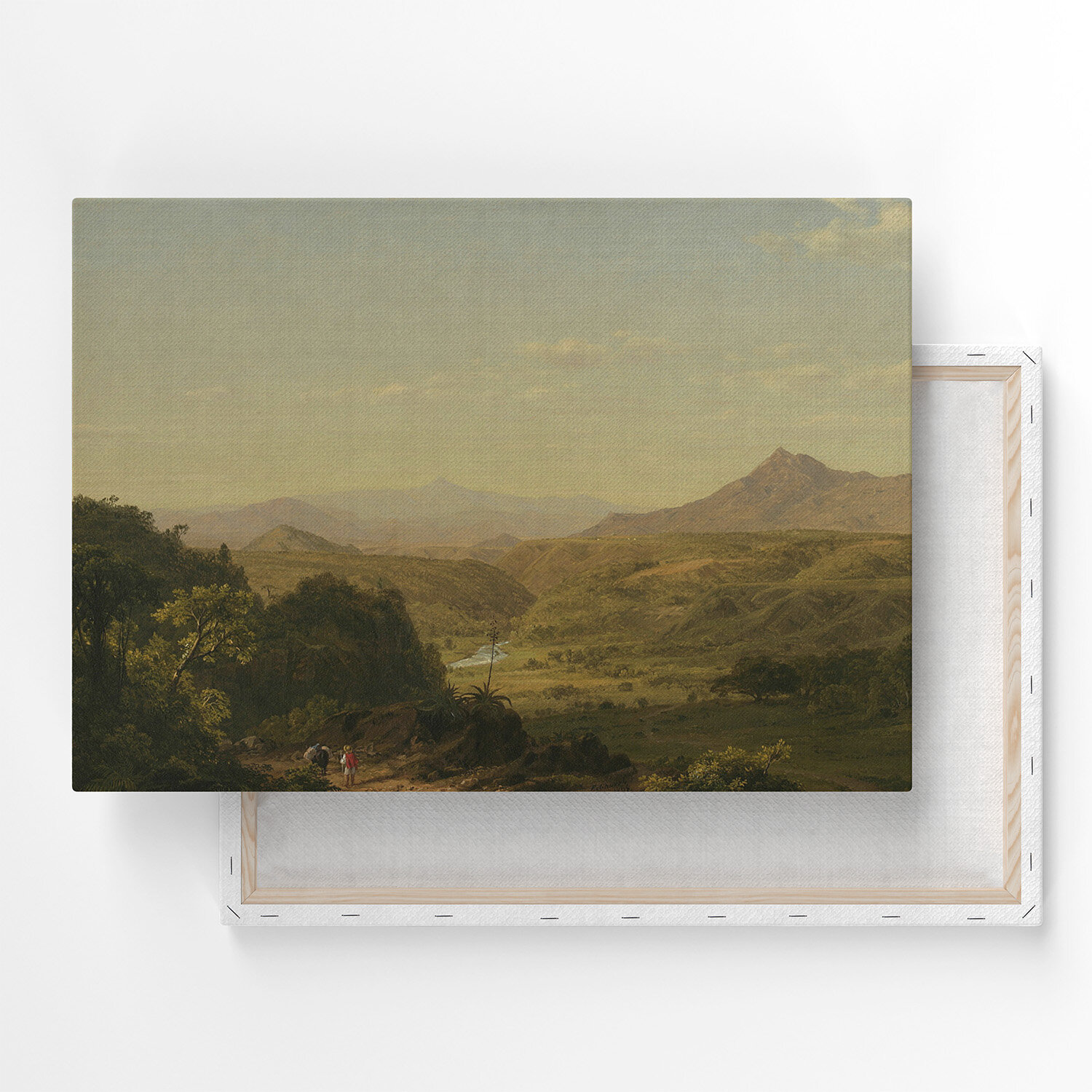 Картина на холсте, репродукция / Фредерик Эдвин Чёрч - Scene Among the Andes / Размер 60 x 80 см