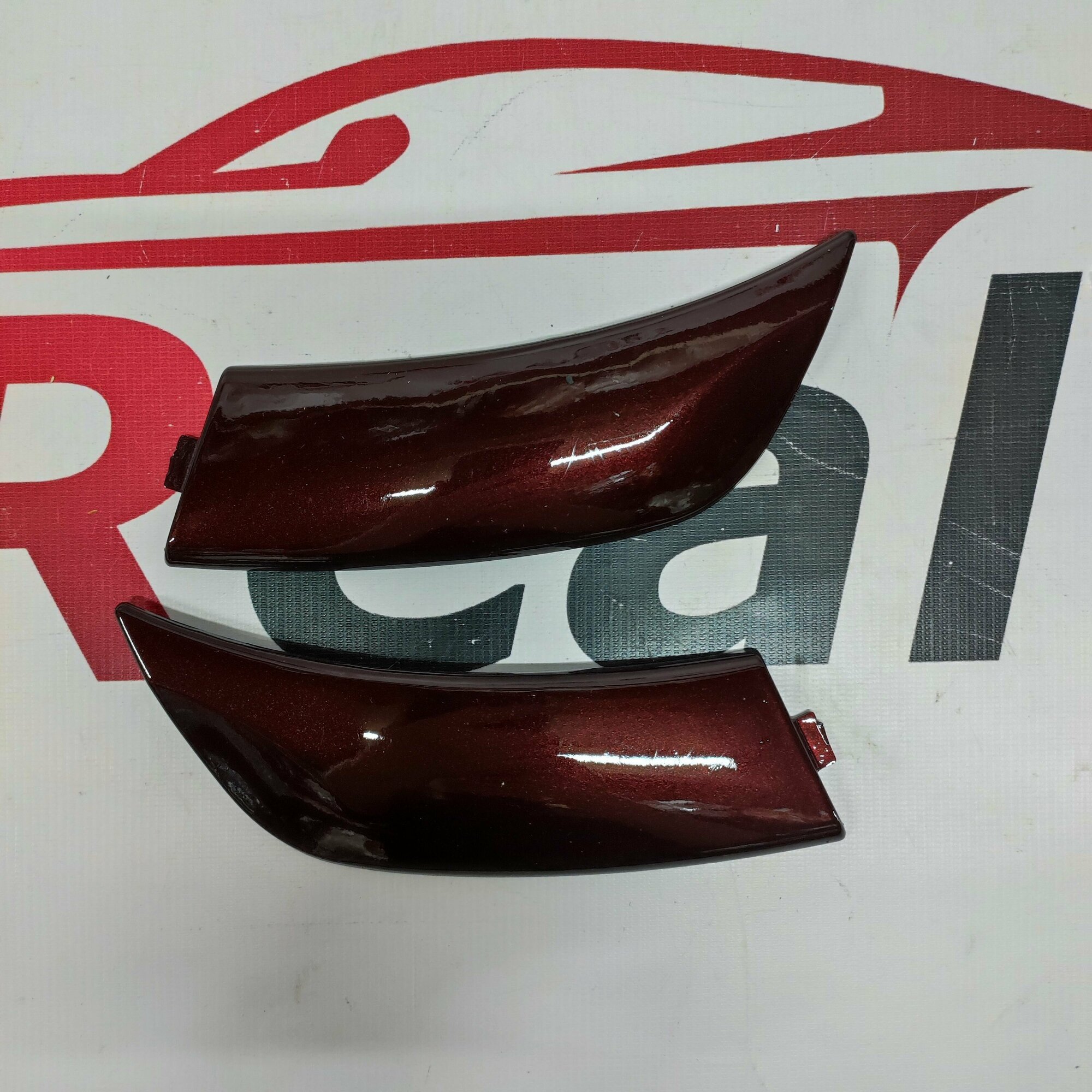 Молдинг крыла переднего (192 портвейн) н/о. (продолжение порога) комплект 2шт на 2114,2115