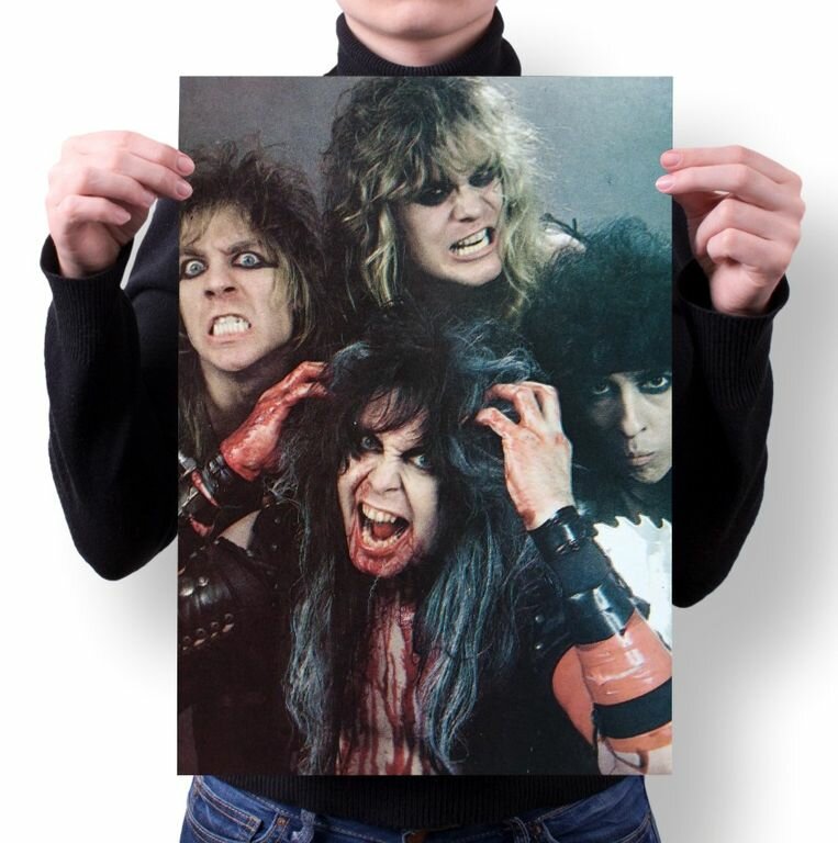 Плакат W.A.S.P, В. А. С. П №9, А4 (29-21 см)