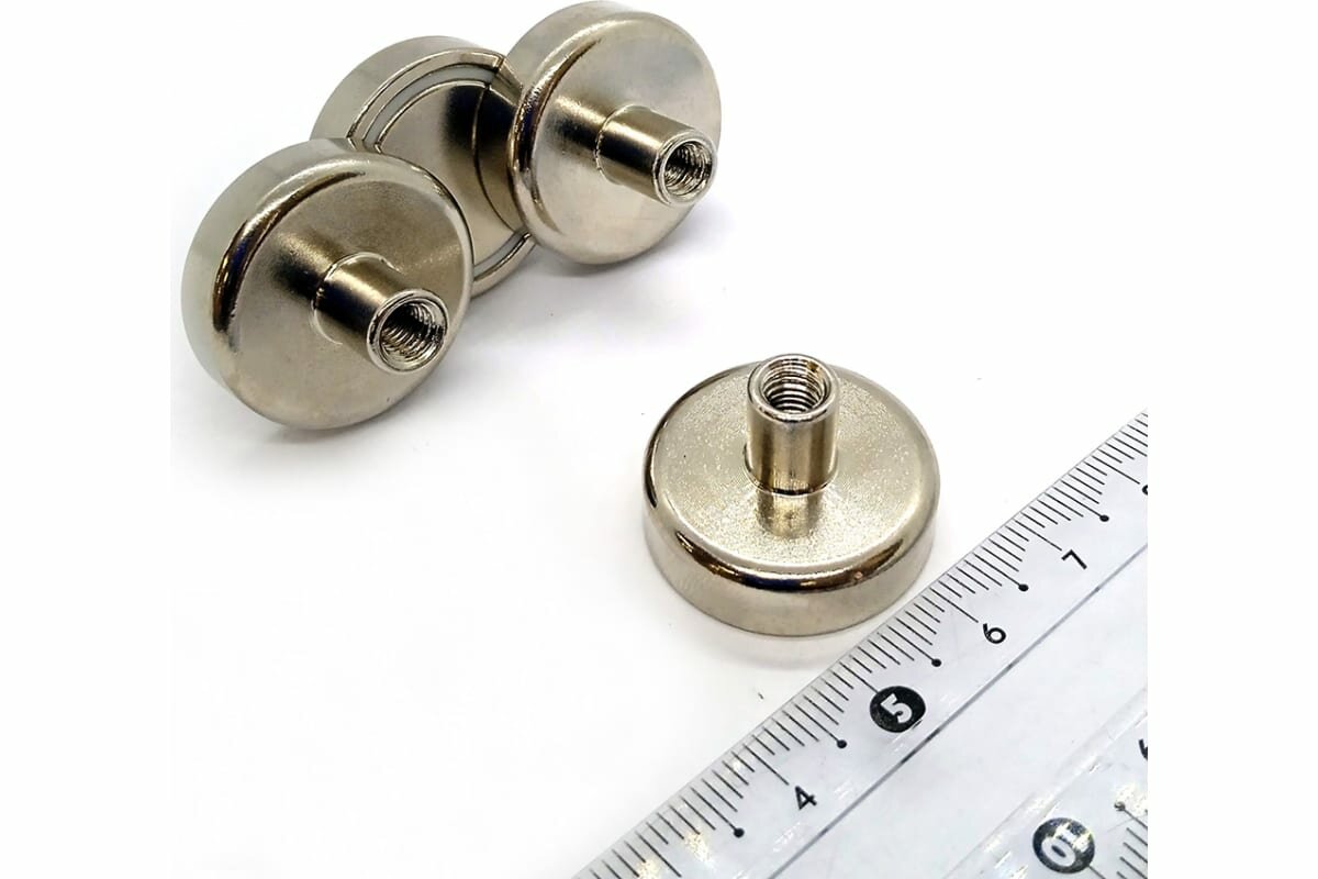 Проф-Магнит Магнитное крепление под болт, шуруп D25 - 4 шт PMYP-D-25