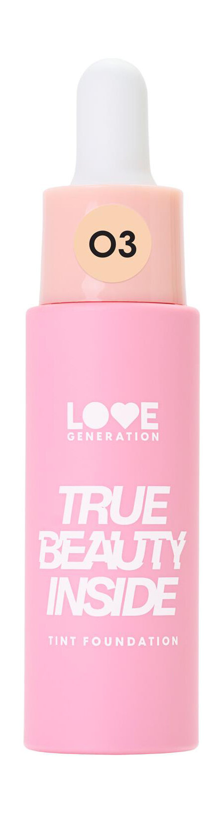 LOVE GENERATION Тональный крем-тинт True Beauty inside, 27 мл, 03 Холодный бежевый
