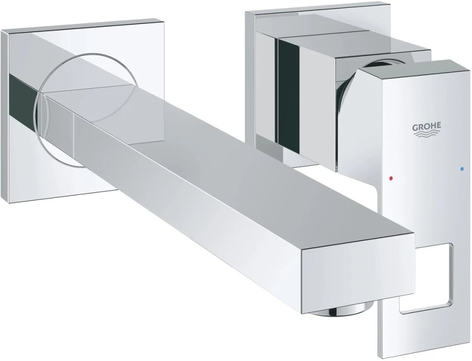 Смеситель для раковины Grohe Eurocube 23447000 встраиваемый, без донного клапана, хром