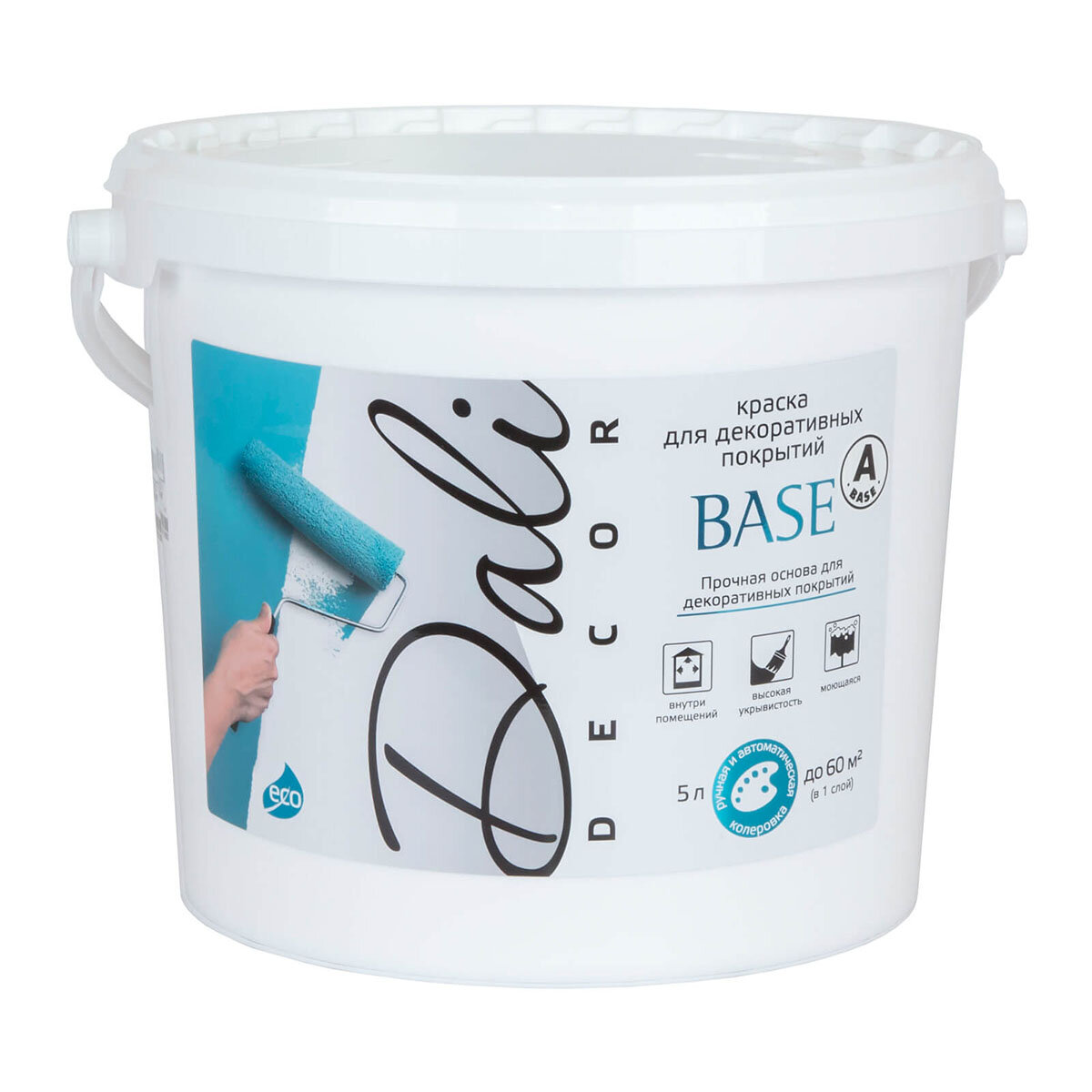 DALI-DECOR BASE Краска для декоративных покрытий 5л База А. Белый