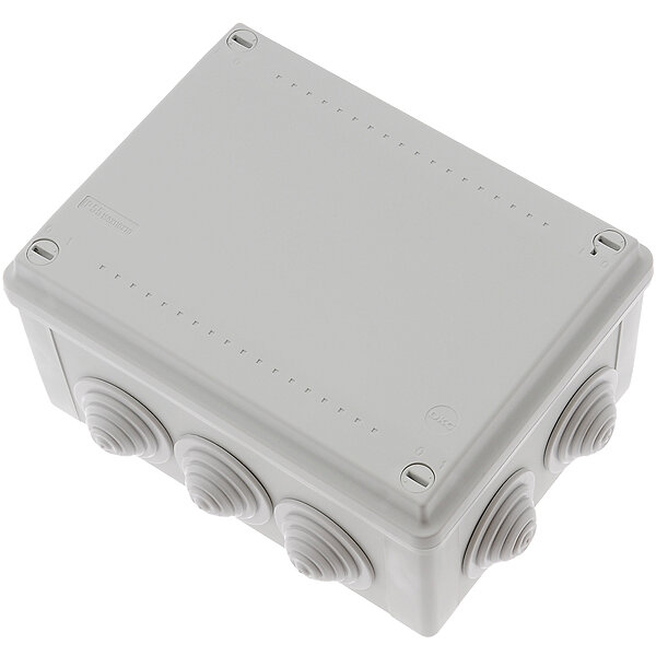 Коробка 54000 распаечная пластиковая с сальниками 165х124х84мм IP55 серая (ДКС) (2 шт. в комплекте)