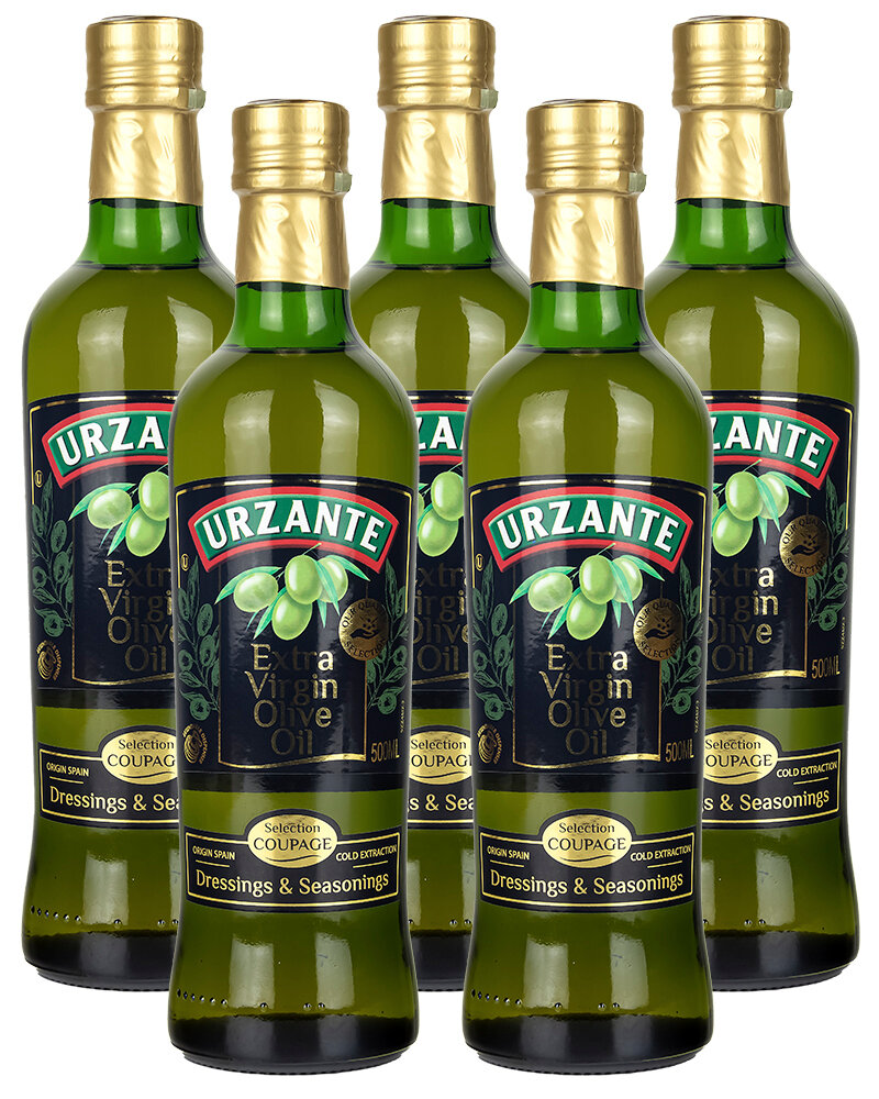 Масло Оливковое Urzante Extra Virgin 0,5л - 5 шт