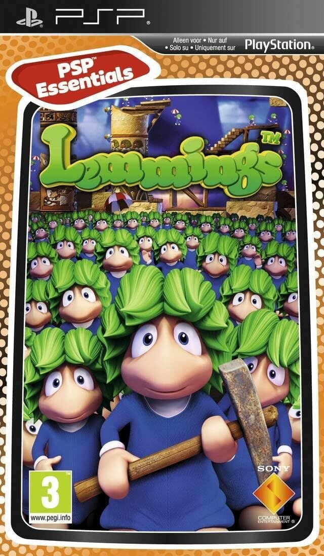 Игра PSP Lemmings. Essentials