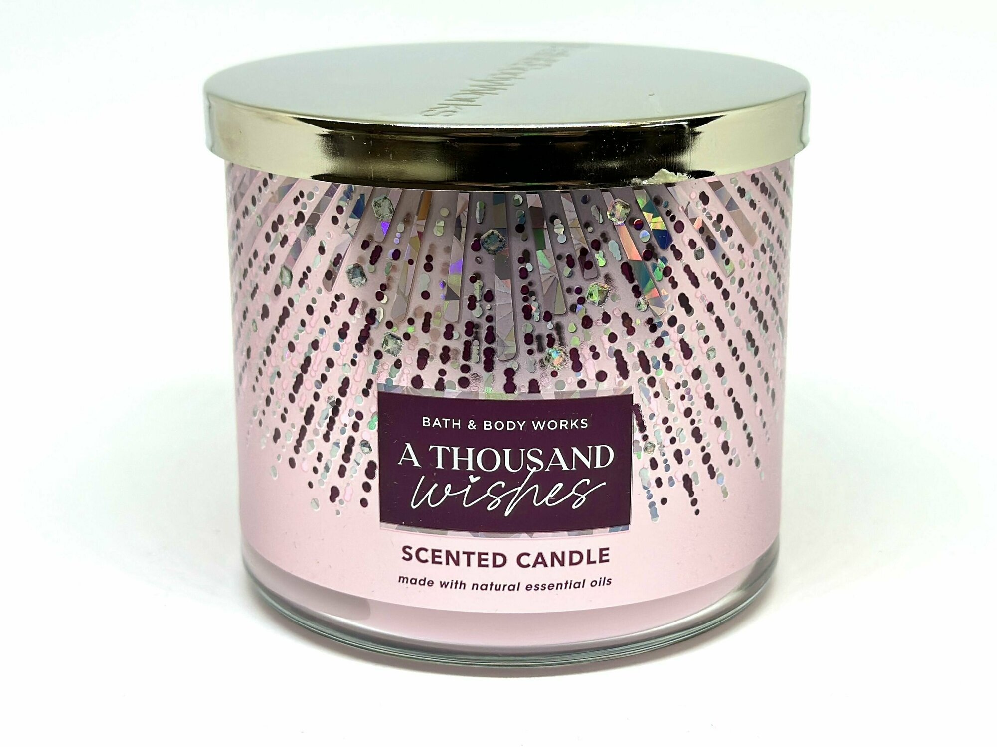 Bath and Body Works свеча ароматическая с 3-мя фитилями A thousand Wishes