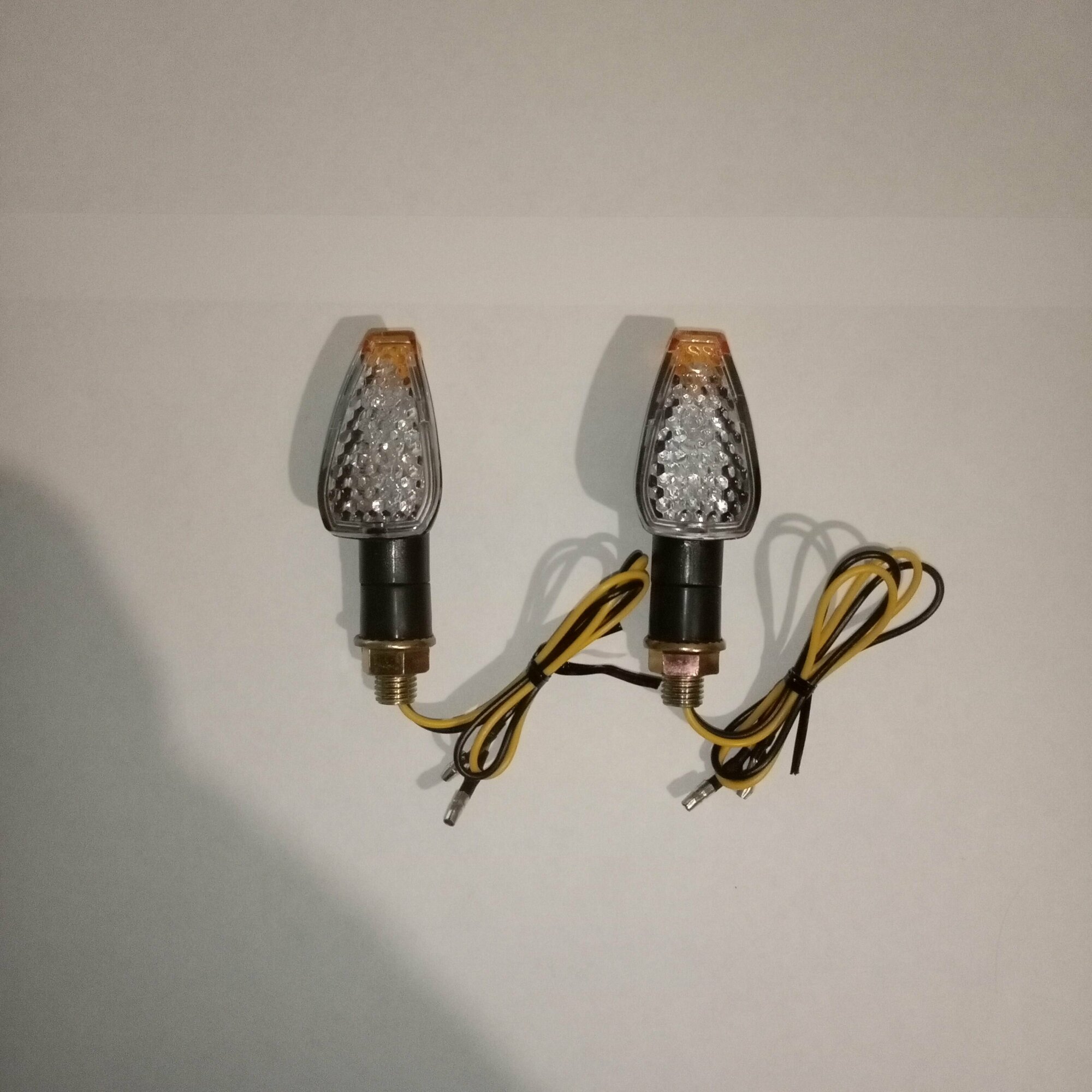 Указатели поворота светодиодные/поворотники универсальные 10LED (2шт) для мототехники