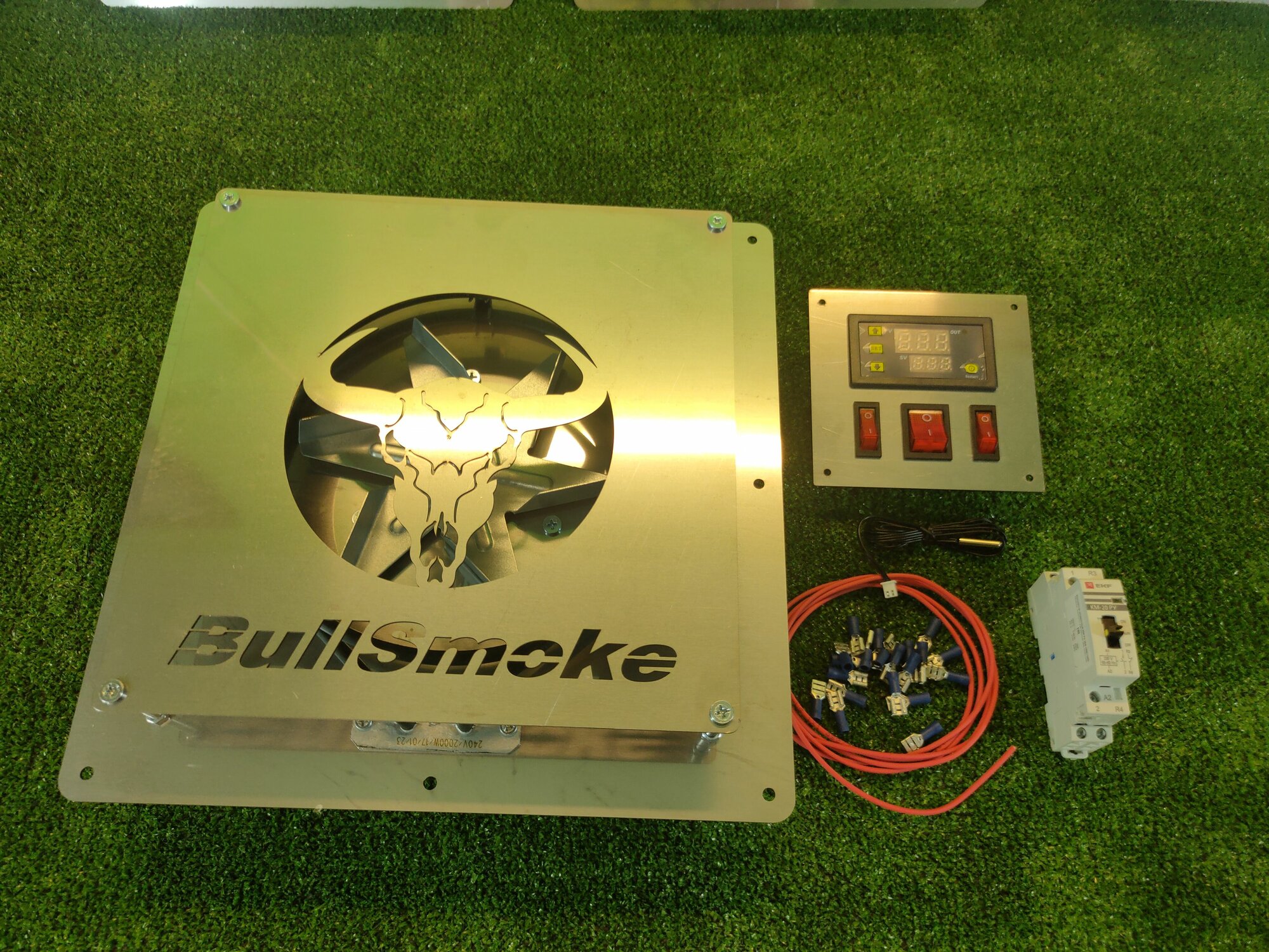 Конвекция для коптильни BullSmoke ТЭН 2кВт+панель управления+контактор 4кВт