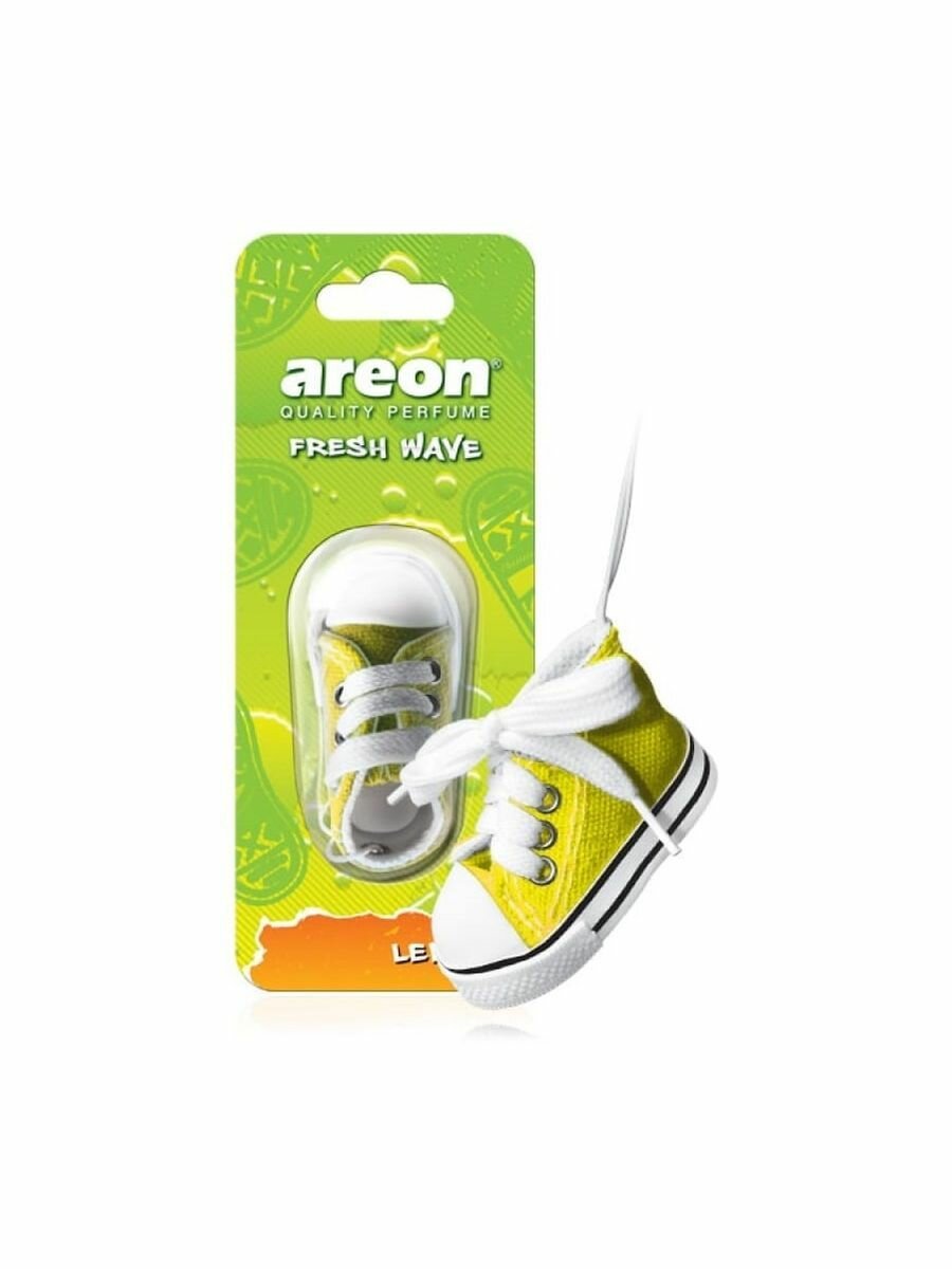 Ароматизатор AREON "FRESH WAVE", для авто, подвесной, гелевый, зеленый, 40г