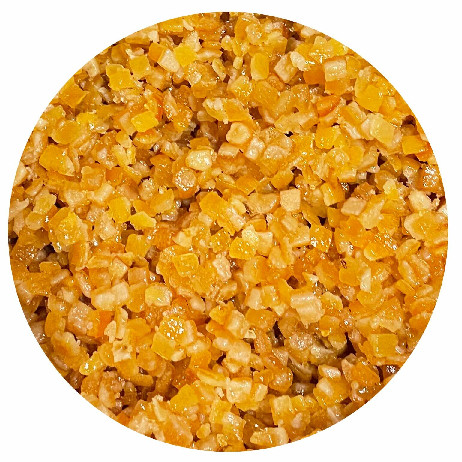 Цукаты из апельсина кубик 6х6 мм 200 г