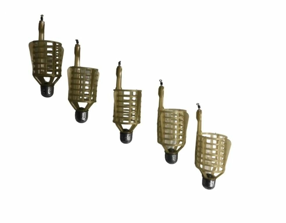 Кормушка фидерная ЭКО Пуля пластик 60гр (Беларусь) 5 штук