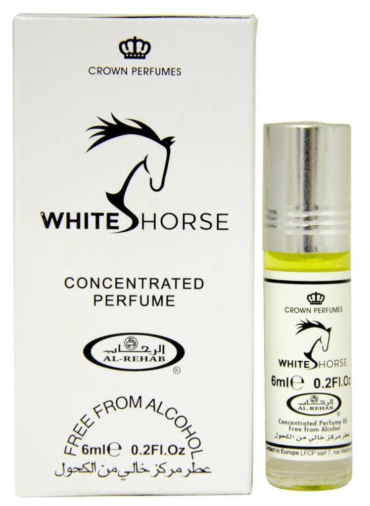 Масляные духи Al Rehab White Horse, 6 мл