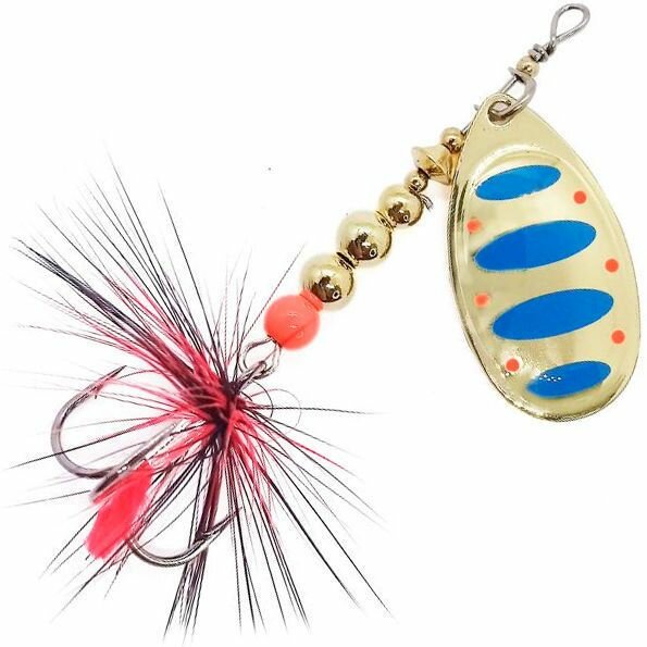 Блесна вращающаяся Mepps AGLIA LONG REDBO AG № 4, вес 17.0гр