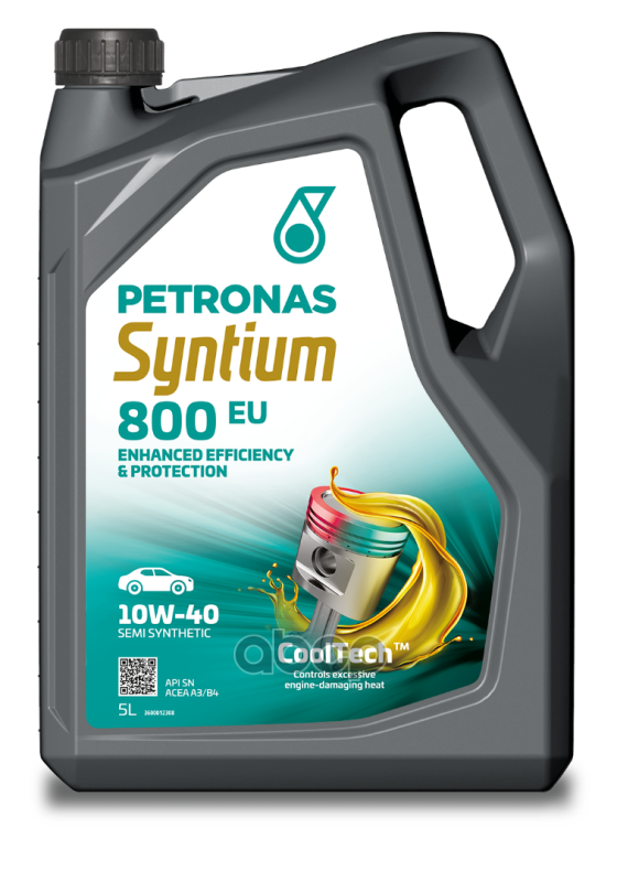 PETRONAS SYNTIUM 800 EU 10W40 5L масло моторное ACEA A3/B4 API SN/CF MB 229.1 VW 501.01 PSA шт.