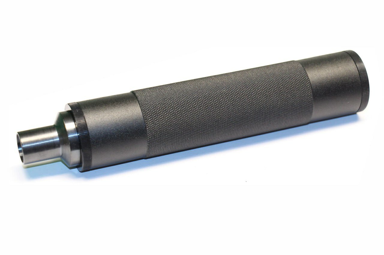 Саундмодератор стальной Т40 для пневматических винтовок Hatsan, Kral (крепл в компл)