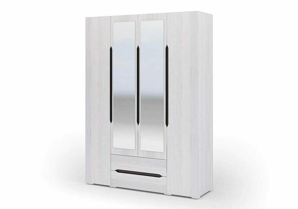 Шкаф четырехдверный с ящиками ШК 014 «Валенсия», дуб анкор (1600х500х2200)