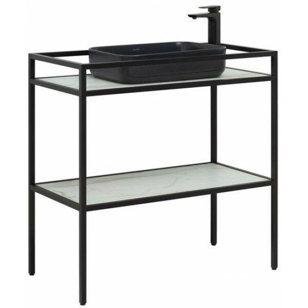 Консоль под раковину Allen Brau Liberty 90 1.33004. BB черный браш