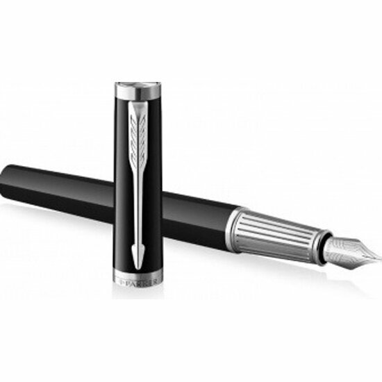 Ручка перьевая Parker Ingenuity Core F570 (2181994) Black СT F сталь нержавеющая подар. кор.