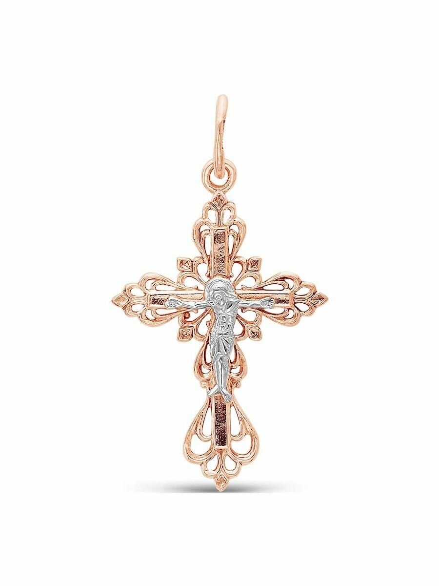 Крестик, серебро, 925 проба